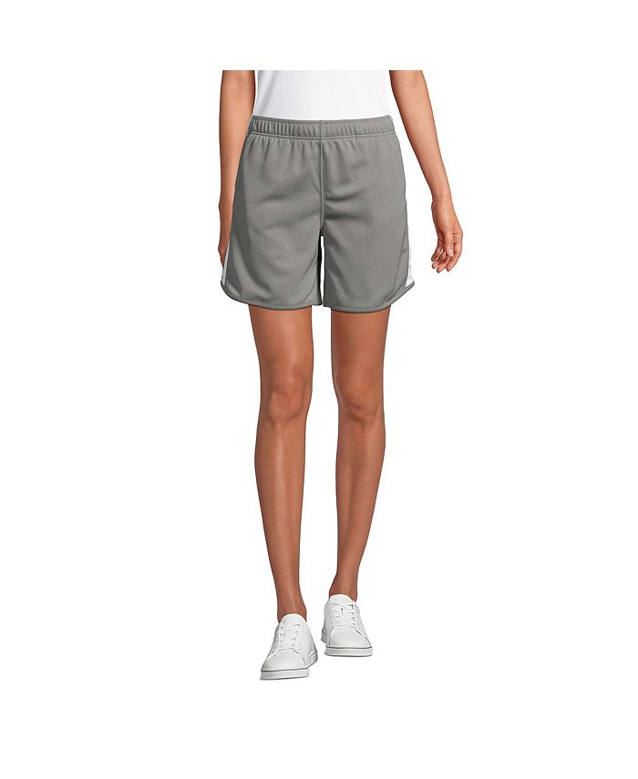 Lands' End Women's School Uniform Mesh Athletic Gym Shorts - Macy's