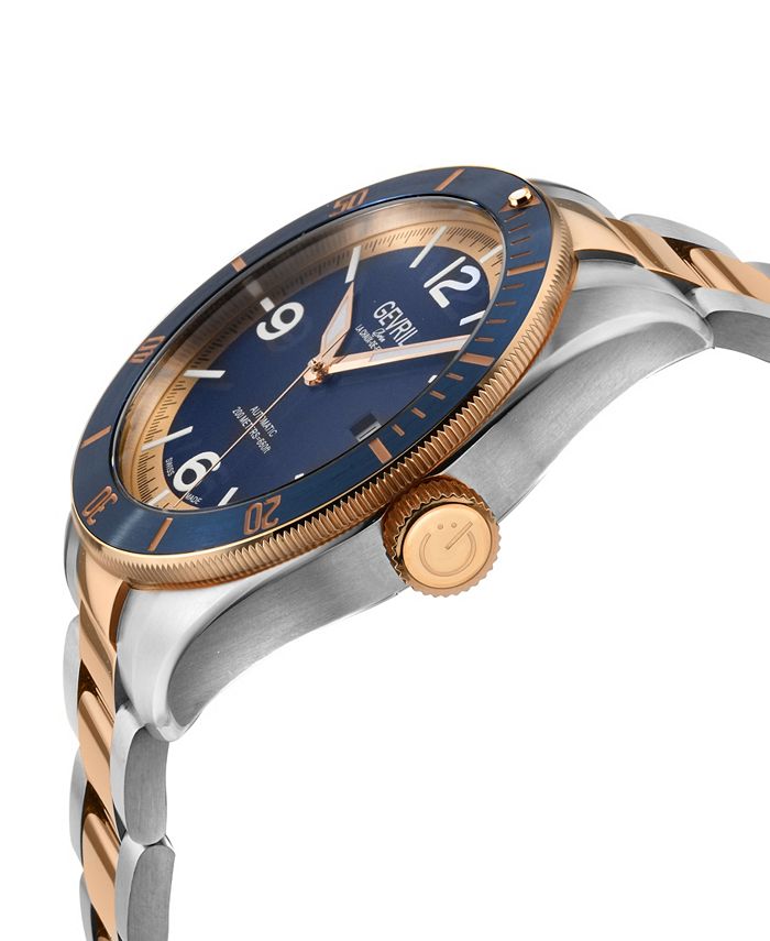 Gevril Men's Yorkville Swiss Automatic Two-Tone Stainless Steel Watch ...