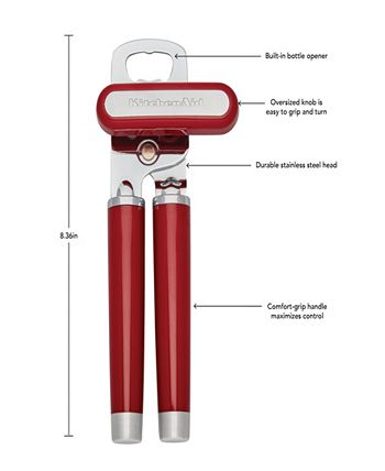 KitchenAid Gourmet Multifunction Can Opener, Bottle Opener, 8.36" - Macy's