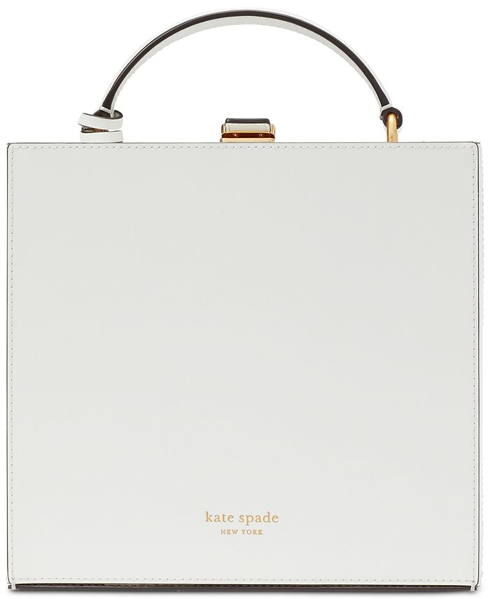 kate spade new york Slice Printed Spazzolato Leather Mini Pizza Box Bag ...