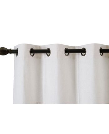 Kate Aurora Oversized Grommet Top Solid Color Window Valance Curtain ...