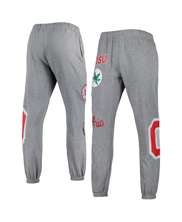 Mitchell & Ness Men's Heather Gray Ohio State Buckeyes City Collection ...
