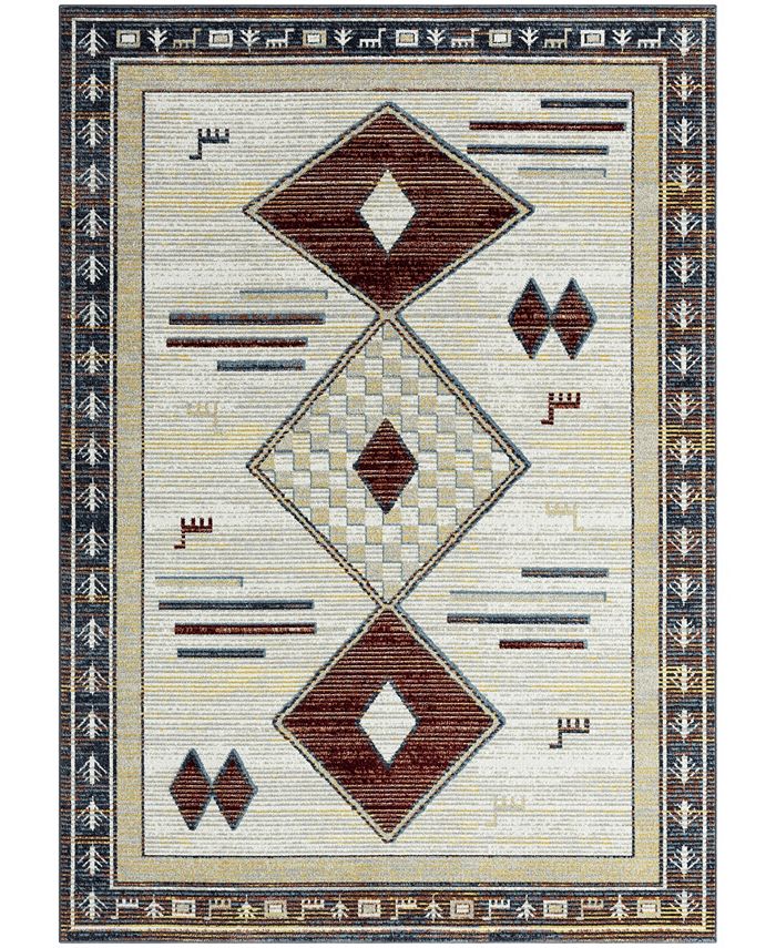 Global Rug Designs Cherish Washable Rug CWR01 5'2" x 7'2" Area Rug - Macy's