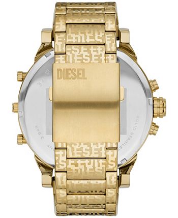 Diesel Men's Mr. Daddy 2.0 Quartz Gold-Tone Stainless Steel Watch 57mm ...