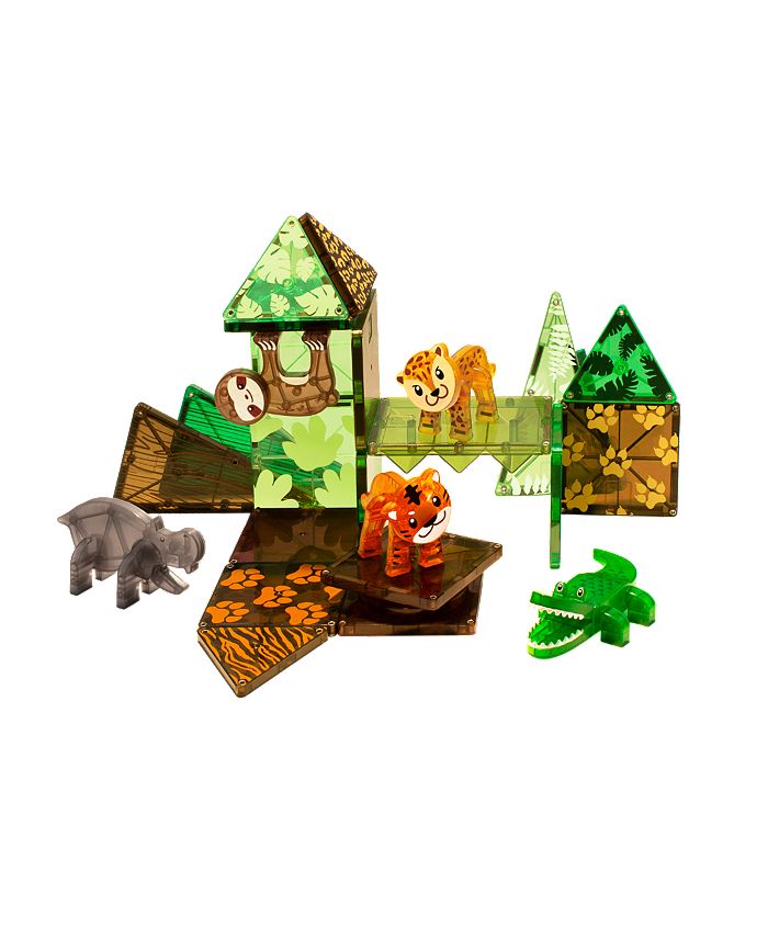 Magna-Tiles® MAGNA-TILESA MAGNA-TILES Jungle Animals 25-Piece Magnetic ...
