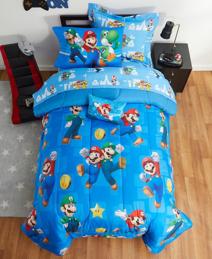 Super Mario Nintendo 6-Pc. Comforter Set, Twin - Macy's