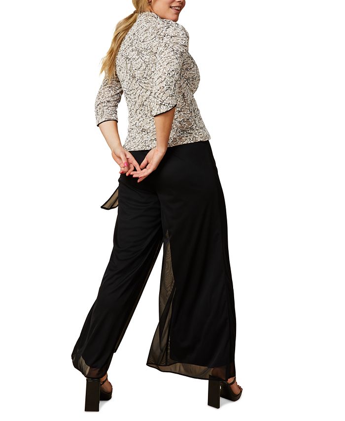 Alex Evenings Women's Sash-Belt Wide-Leg Pants - Macy's
