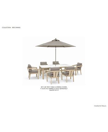 Agio Reid Outdoor 7-pc Dining Set, (Table + 6 Dining Chairs), Created ...