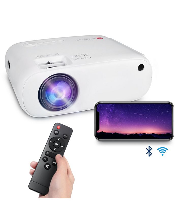Dartwood 1080P FHD Premium Projector - Portable Home Theater Projector ...