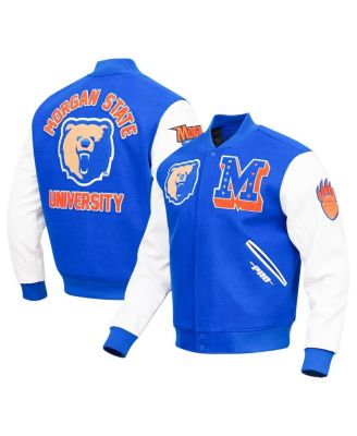 Men's Pro Standard Royal Morgan State Bears Classic Wool Full-Zip ...