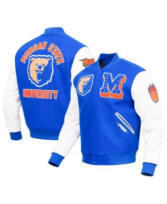 Men's Pro Standard Royal Morgan State Bears Classic Wool Full-Zip ...