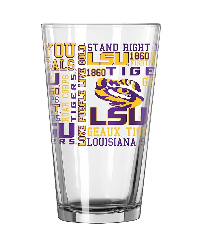 Logo Brands LSU Tigers 16 Oz Team Spirit Pint Glass - Macy's