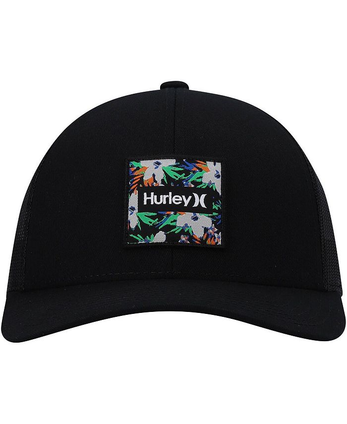 Hurley Men's Black Seacliff Trucker Snapback Hat - Macy's