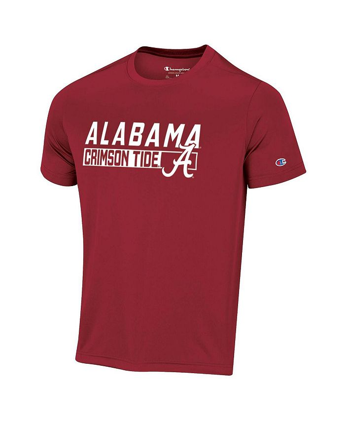 Champion Men's Crimson Alabama Crimson Tide Impact Knockout T-shirt ...