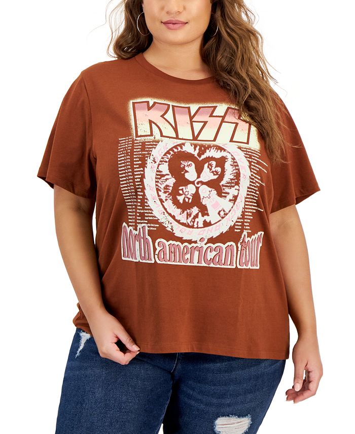 Grayson Threads The Label Trendy Plus Size Kiss Tour Graphic T Shirt