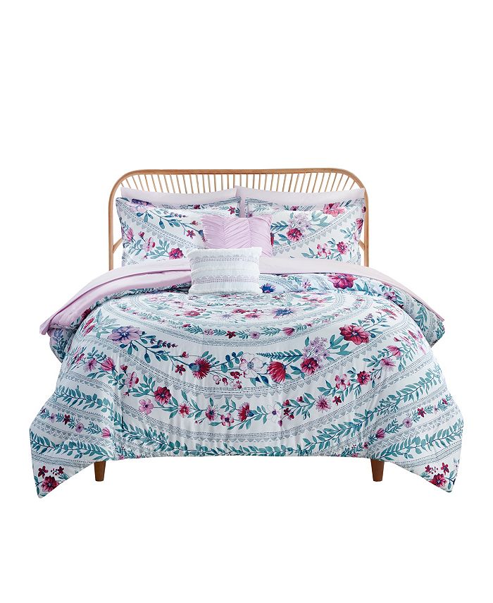 Addison Park Paloma 9 Piece Comforter Set, California King - Macy's