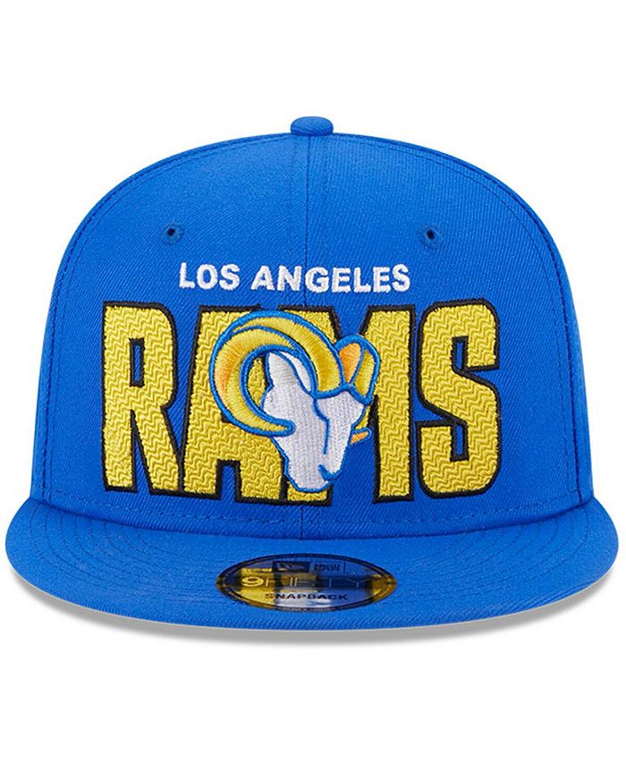 New Era Men's Royal Los Angeles Rams 2023 NFL Draft 9FIFTY Snapback ...