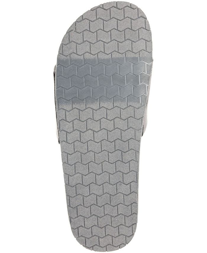 Polo Ralph Lauren Men's Hendrick Pique Fabric Slide Sandals - Macy's