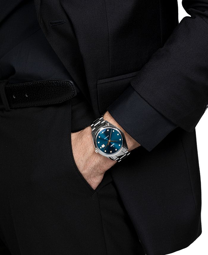 Rado Men's Swiss Automatic HyperChrome Diamond (1/10 ct. t.w.) Gray ...