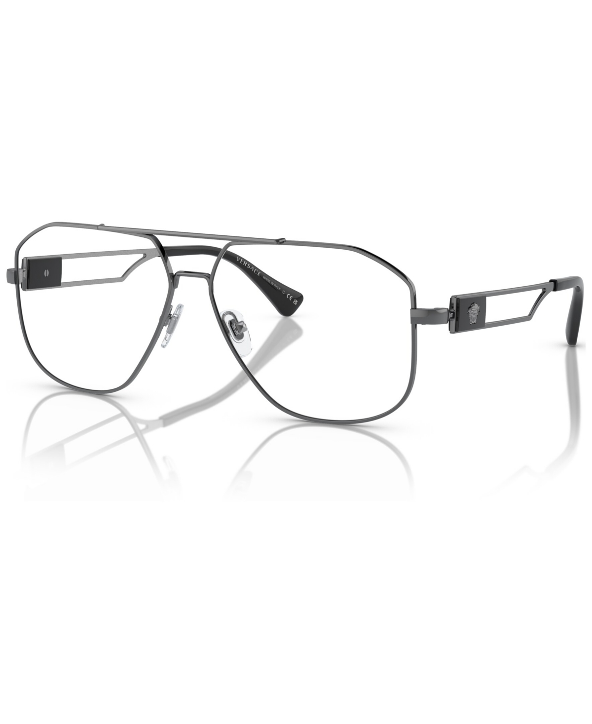 Click here for Versace Mens Pilot Eyeglasses  VE1287 57 - Gray prices