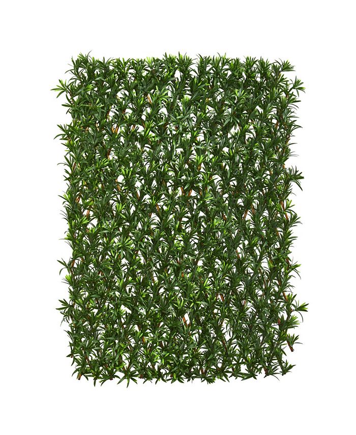 Nearly Natural 39" Podocarpus Expandable, UV Resistant & Waterproof ...