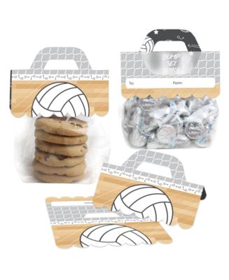 Big Dot of Happiness Bump, Set, Spike Volleyball Party Candy Bags with ...
