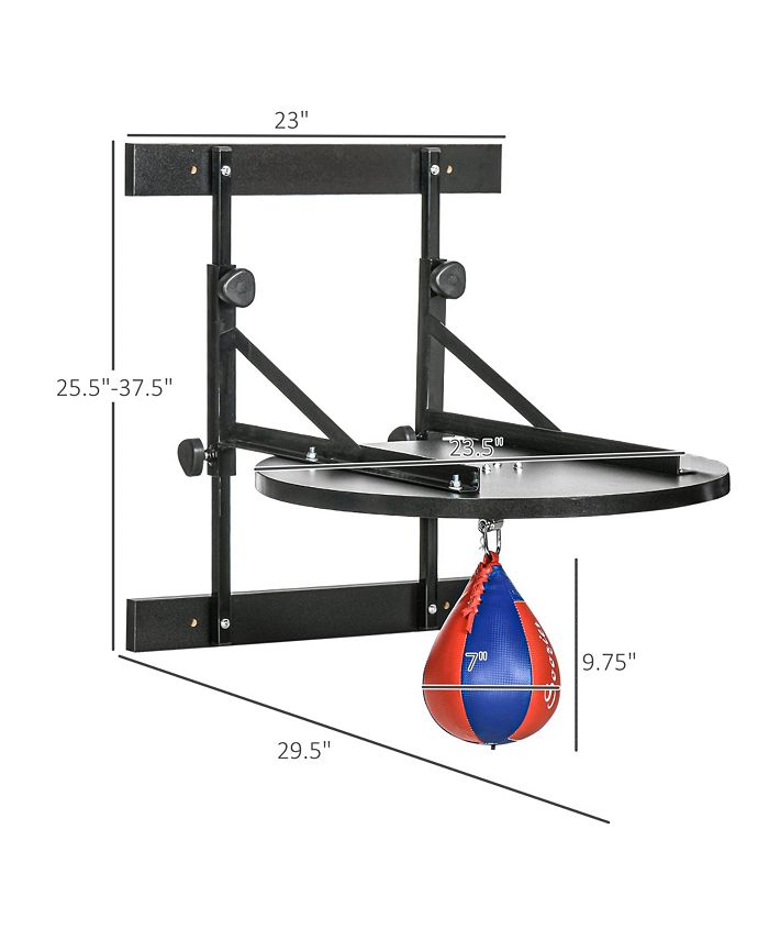Soozier Adjustable Speed Bag Platform, Wall Mounted Speed Bags for ...