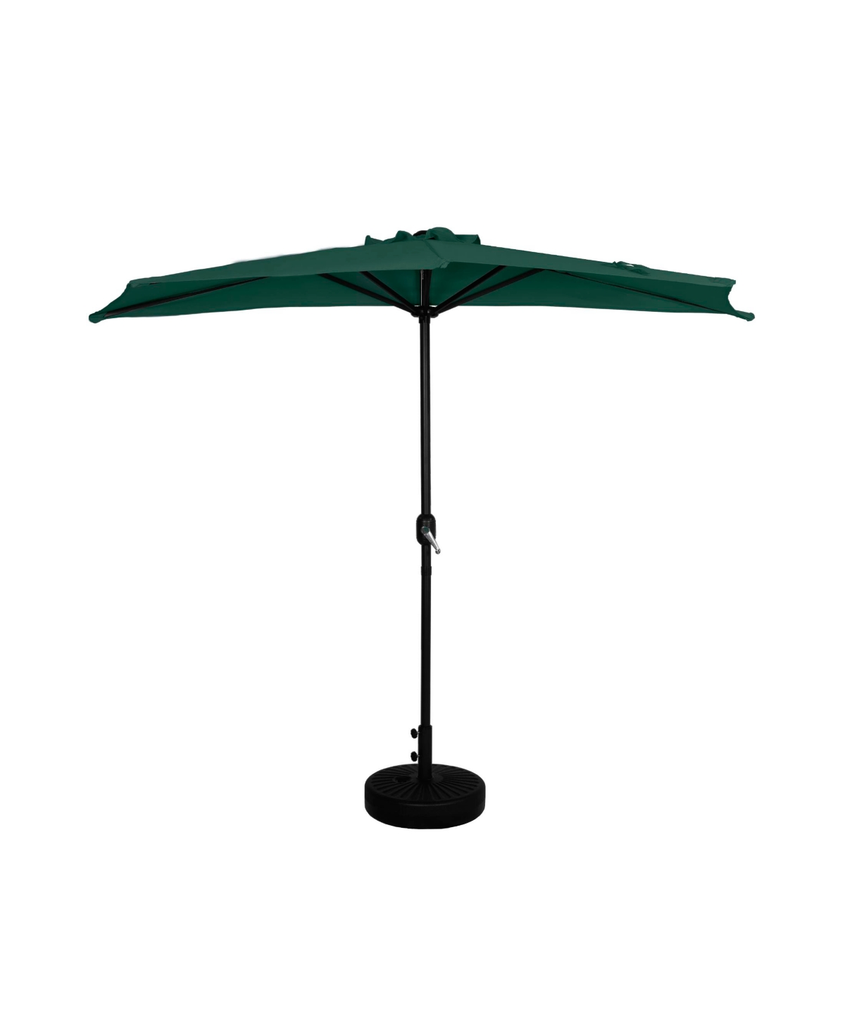 Click here for 9 Ft Outdoor Half Market Umbrella with Black Round... prices