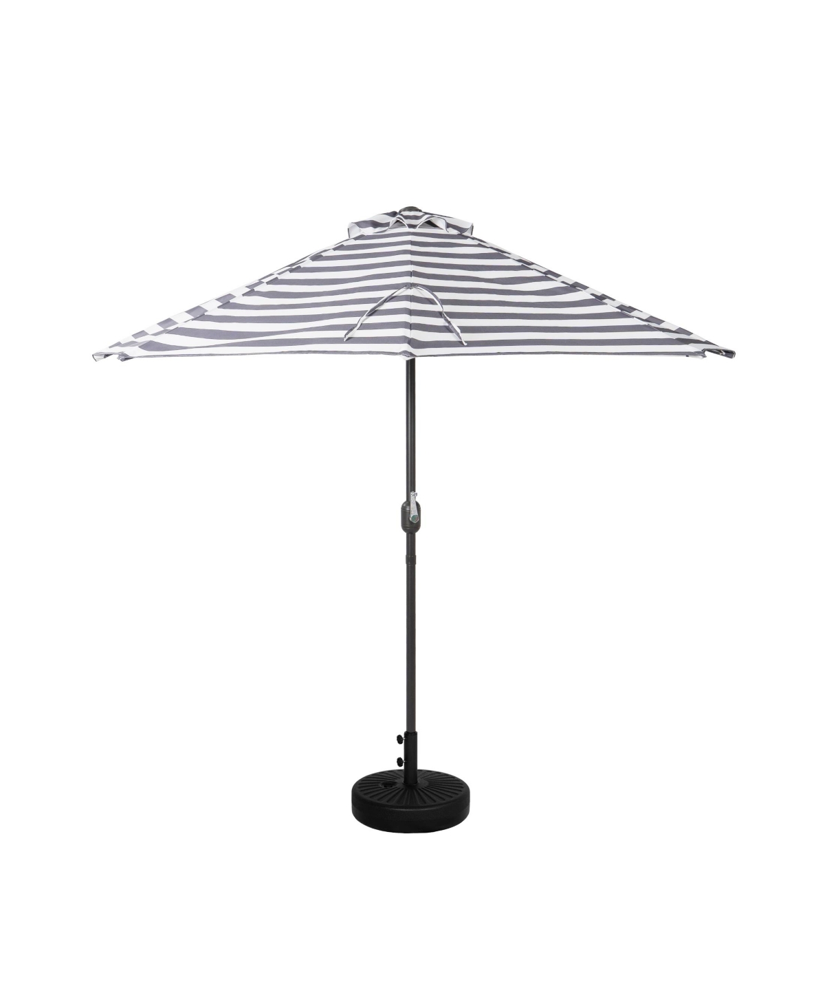 Click here for 9 Ft Outdoor Half Market Umbrella with Black Round... prices