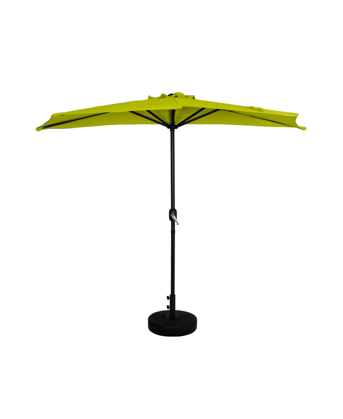 Click here for 9 Ft Outdoor Half Market Umbrella with Black Round... prices