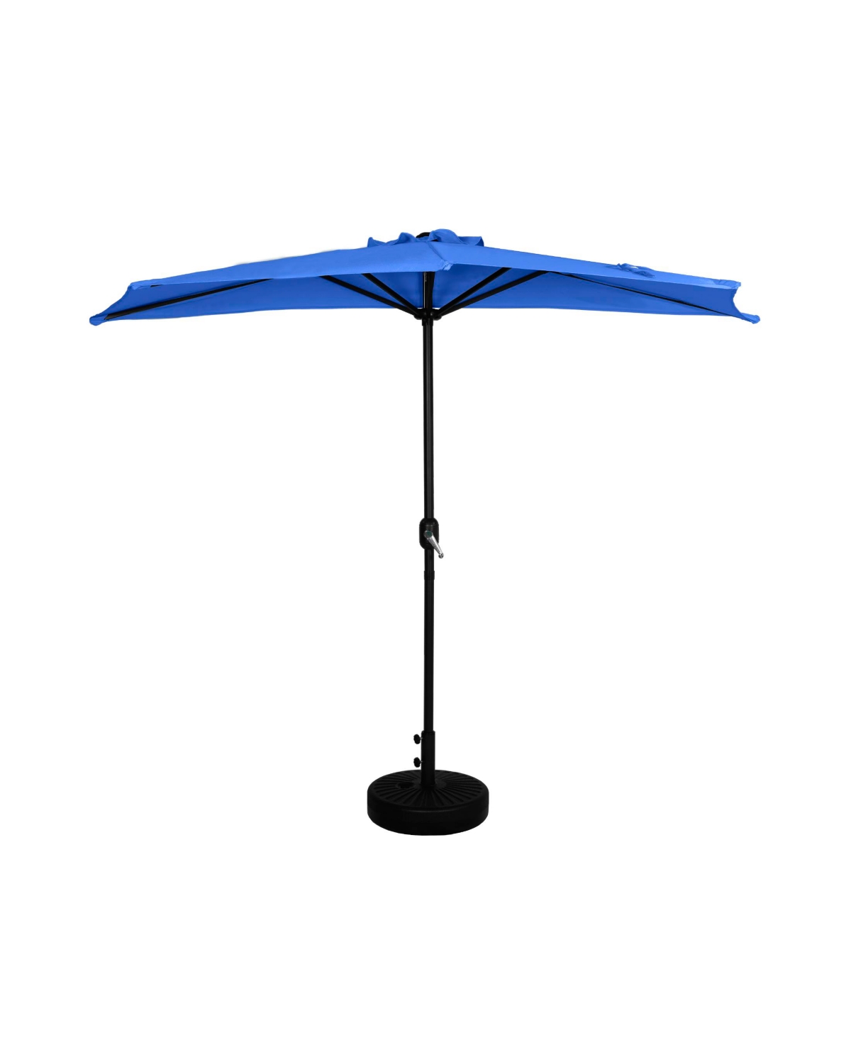 Click here for 9 Ft Outdoor Half Market Umbrella with Black Round... prices