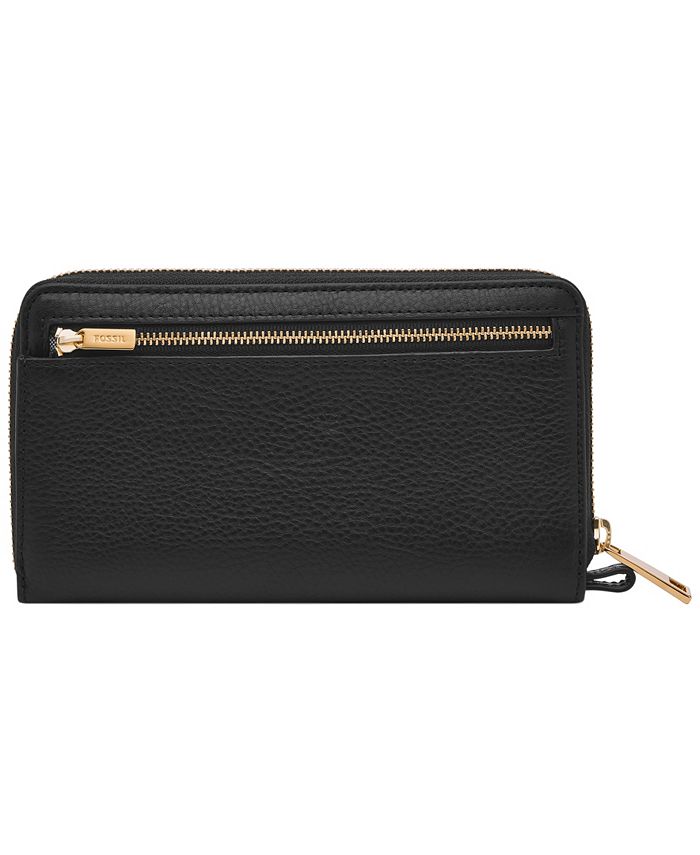 Fossil Liza Zip Around Clutch Wallet - Macy's