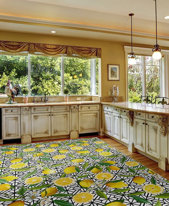D Style Vertes Kitchen VRT5 Area Rug - Macy's