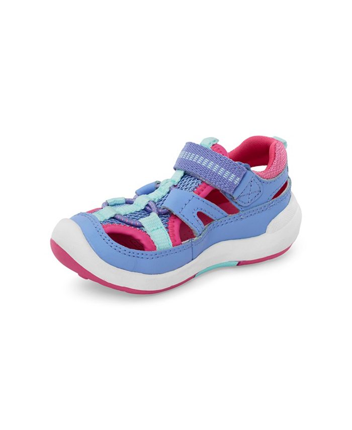 Stride Rite Toddler Girls SRTech Wade Leather Sandals - Macy's
