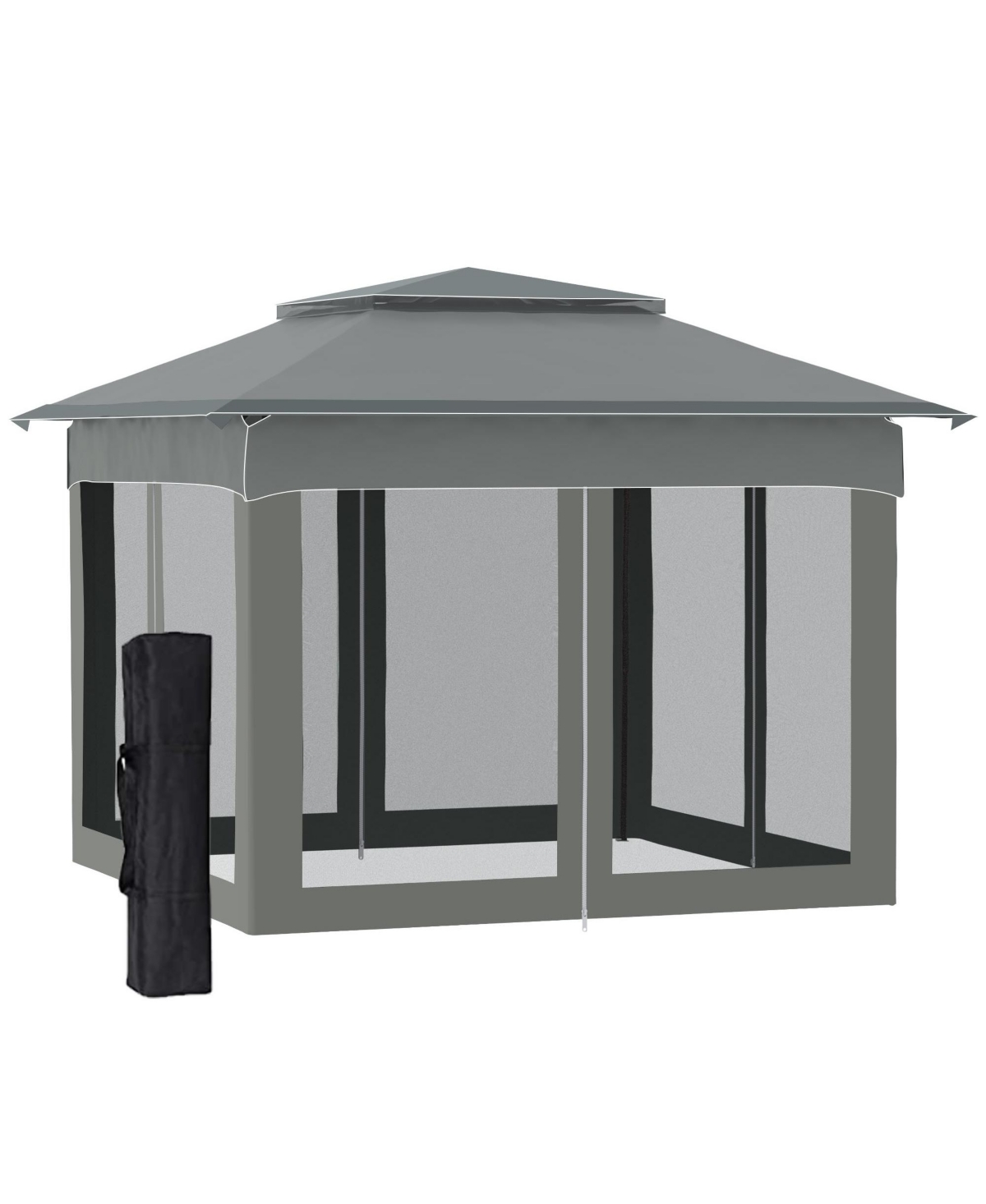 Click here for Outsunny 11 x 11 Pop Up Gazebo Outdoor Canopy Shel... prices