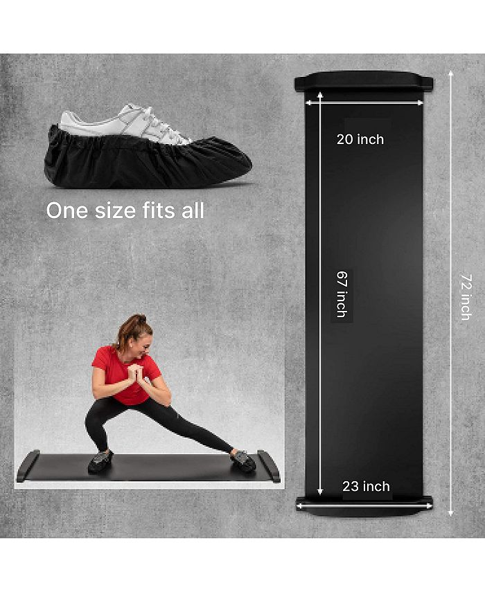 PowrX Slide Board incl. Sliding Booties | Ideal Hockey Slide Board for ...