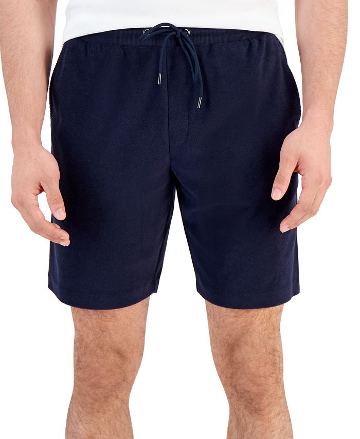 Michael Kors Men's Terry Piped Shorts - Macy's