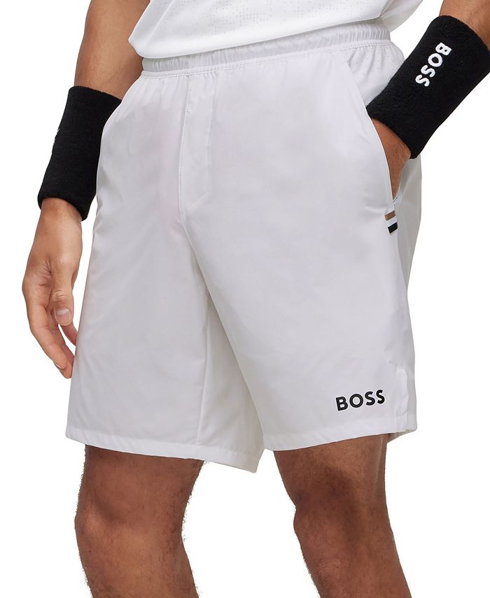 Hugo Boss x Matteo Berrettini Men's Performance-Stretch Shorts - Macy's