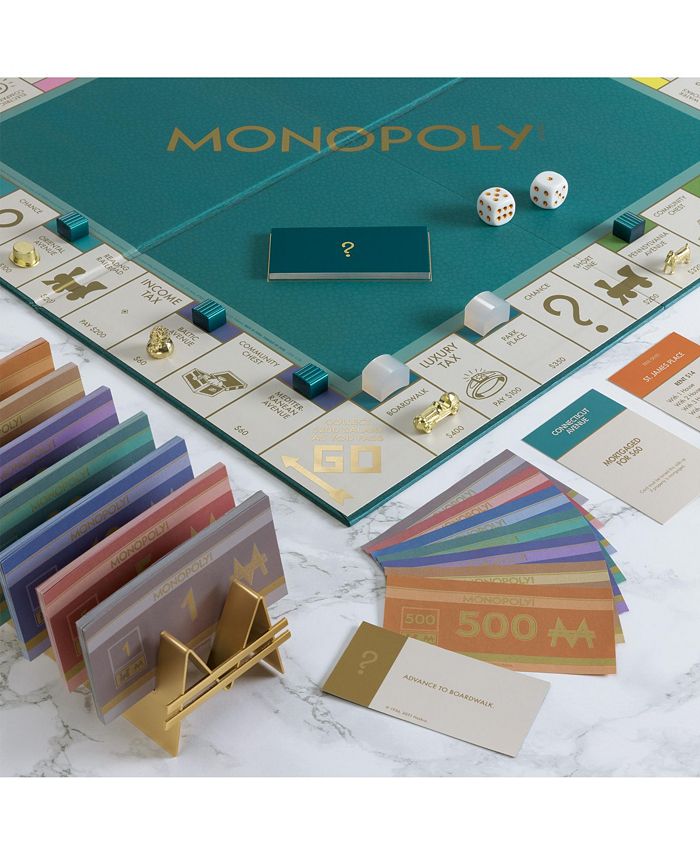WS Game Company Monopoly Del Mar Shagreen Edition - Macy's