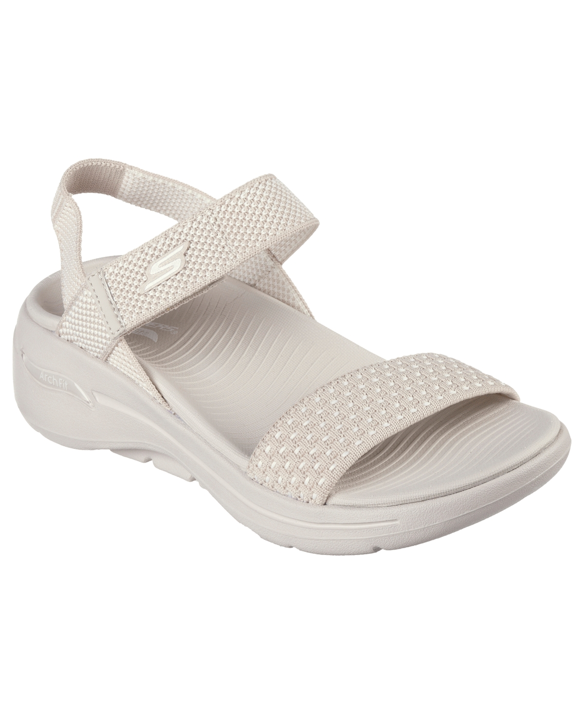 Skechers Women's Martha Stewart- Go Walk Arch Fit Sandal - Sahara ...