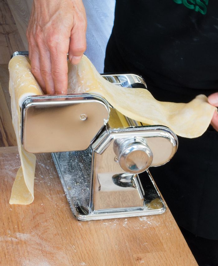 Fante's Pasta Machine, Chromed Steel with Wood Handle, The Italian ...