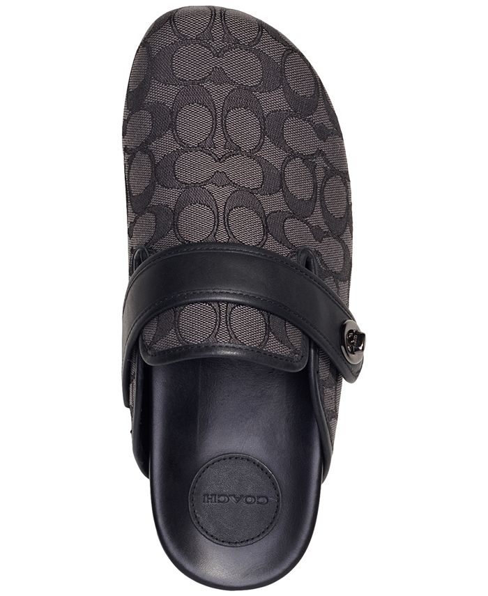COACH Men's Signature Clog Sandals - Macy's