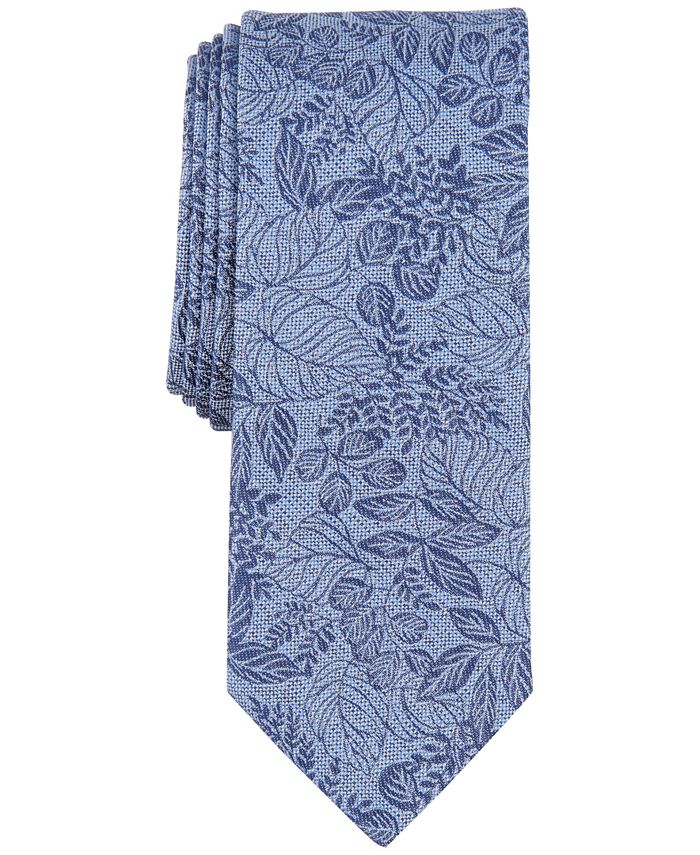 Bar III Men's Botanical Tie, Created for Macy's - Macy's