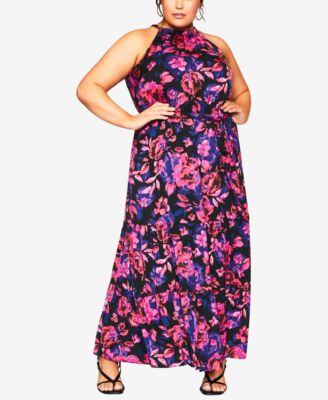 Trendy Plus Size Anika Print Dress