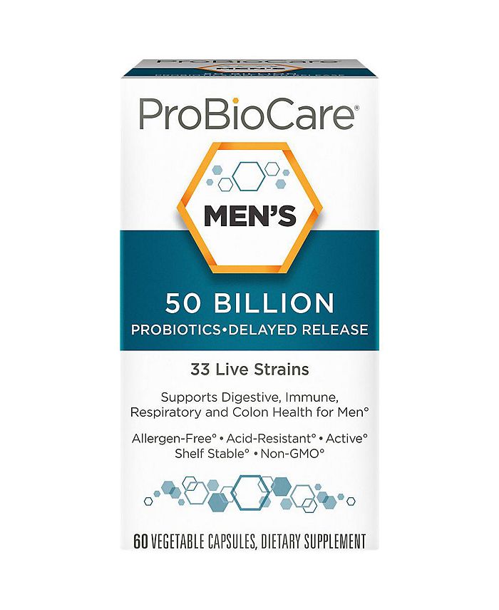 ProBioCare Probiotic for Men - 50 Billion CFUs - Supports Digestive ...