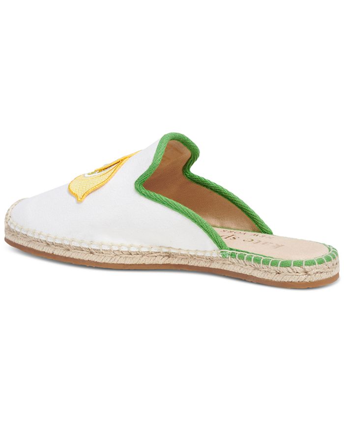 kate spade new york Women's Azure Lemon Espadrille Mule Flats - Macy's