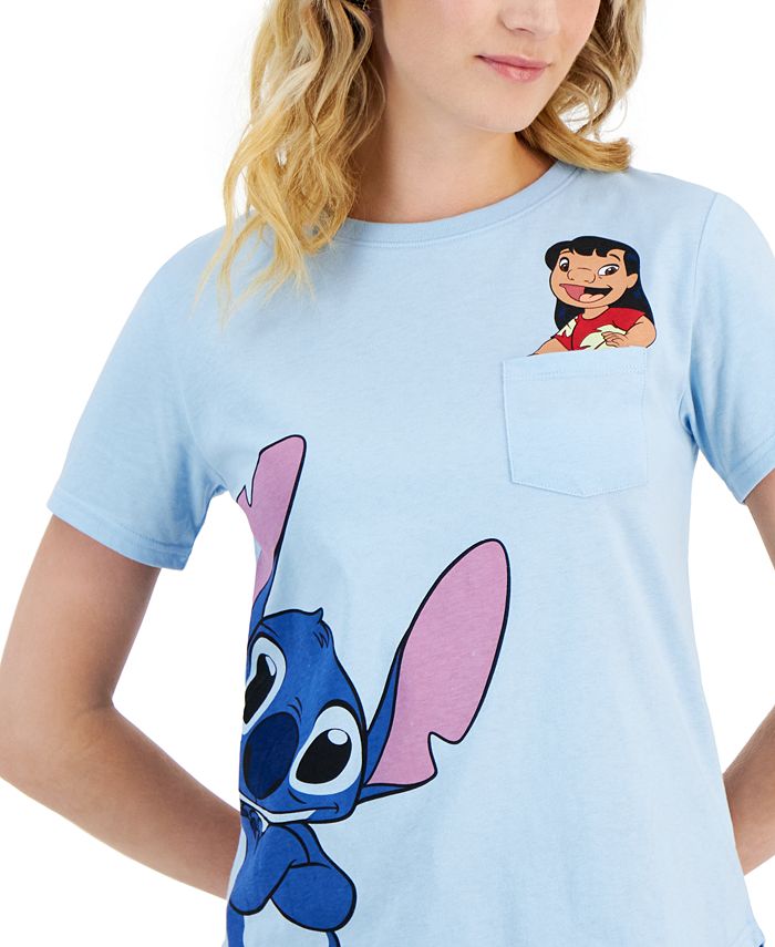 Disney Juniors' Lilo And Stitch Graphic Print T-Shirt - Macy's