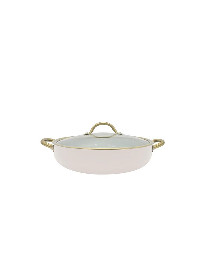 Sedona Kitchen Ceramic 13" Everyday Pan with Lid - Macy's
