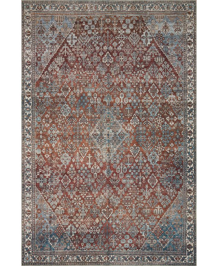 Magnolia Home by Joanna Gaines x Loloi Lenna LEA-04 7'6" x 9'6" Area ...