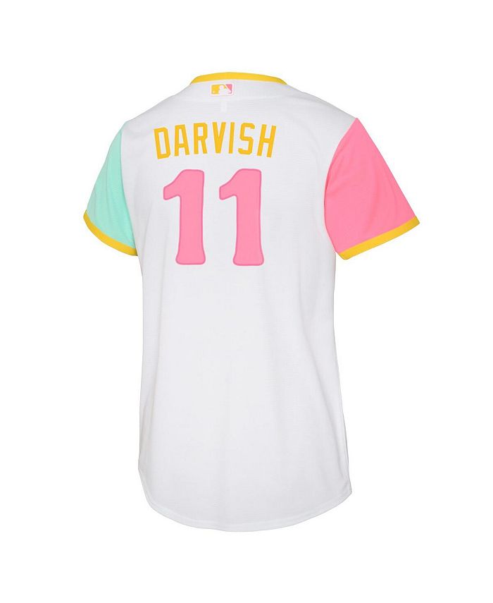 Nike Big Boys and Girls Yu Darvish White San Diego Padres City Connect Replica Player Jersey ...
